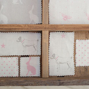 Jack All Star ~ Pink on Cream Linen - Peony & Sage