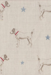 Jack All Star ~ Blue on Cream Linen - Peony & Sage