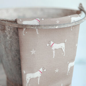 Jack All Star ~ Mole on Oatmeal Linen Union - Peony & Sage