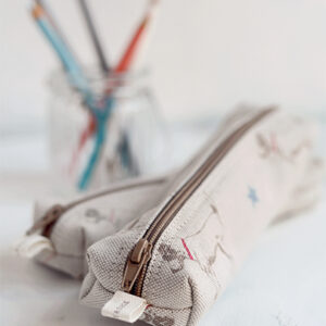 Jack All Star ~ Blue on Cream Linen - Peony & Sage
