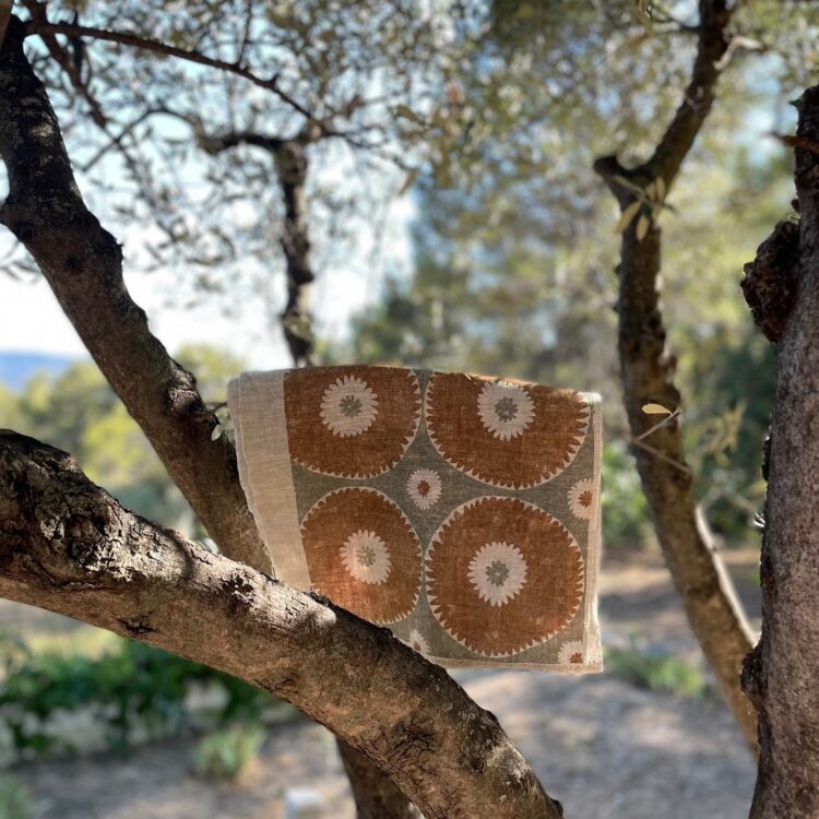 Picchu Linen Sisal + Sludge on Dune Linen - Peony & Sage