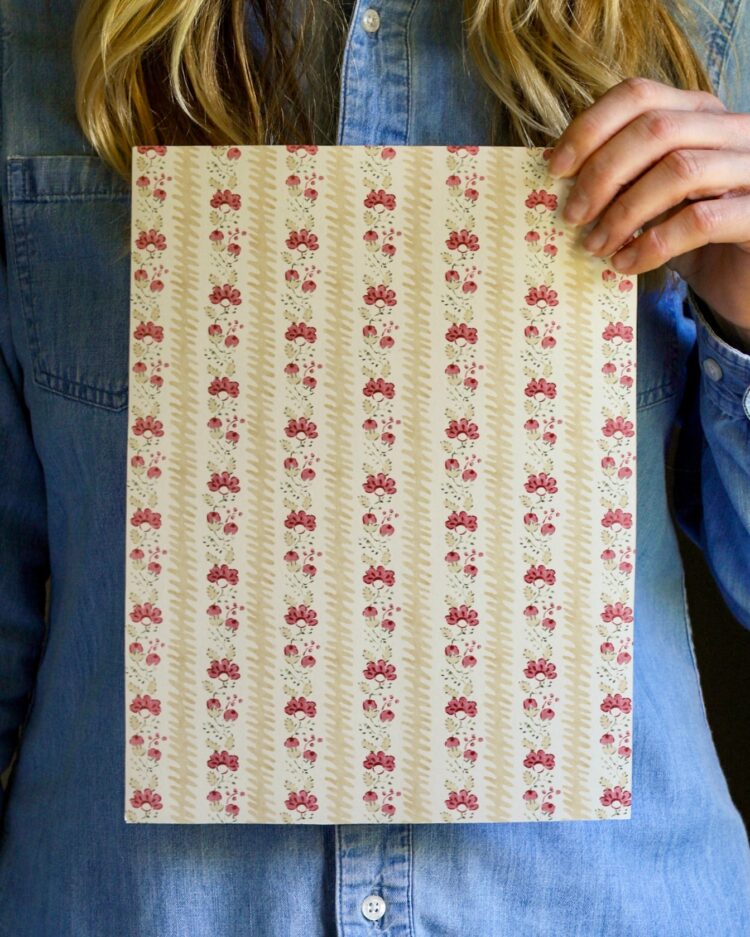 Montana Curd + Raspberry Wallpaper - Peony & Sage